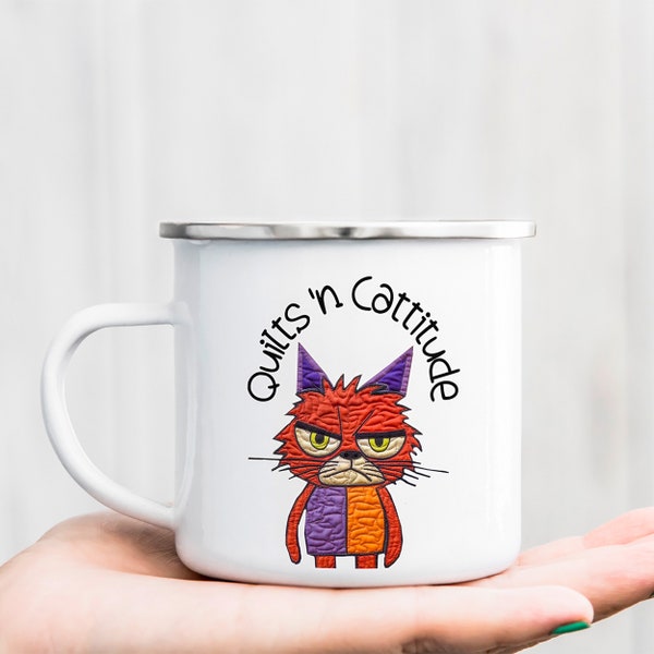 Cattitude Coffee Mug - Etsy