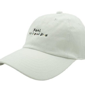 Real Friends Dad Hat White - Etsy