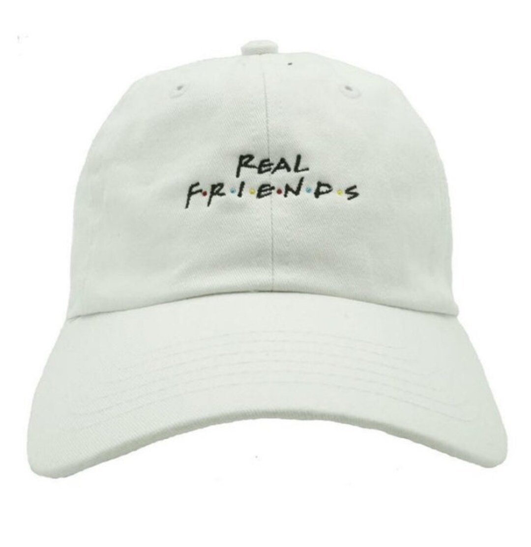 Real Friends Dad Hat White - Etsy