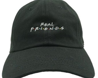 Real Friends Dad Hat White - Etsy