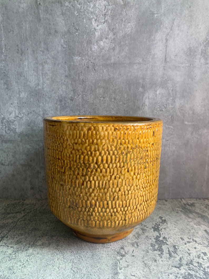 Boho Distressed Ceramic Planters | Etsy