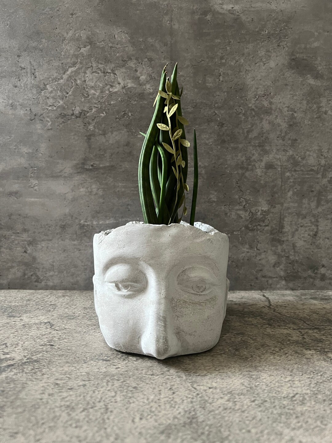 Cast Stone Statue Planter - Etsy