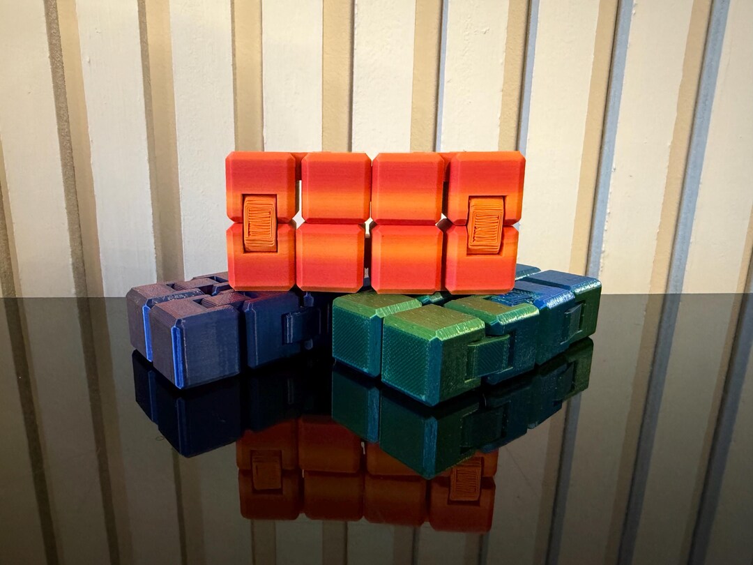 Fidget Cube, Infinity Cube, Stress Reliever, Sensory Toy, Fiddle Cube ...
