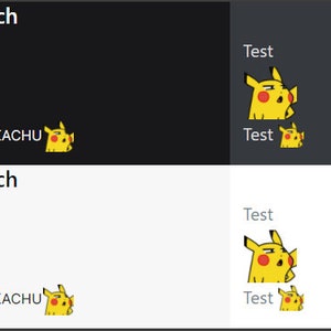 3 Pikachu WTF Wat Nicolas Cage Emotes Meme Twitch Discord | Etsy