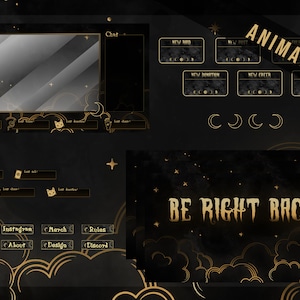 Twitch Animated Pack / Occult, Mystic, Esoteric, Witchy / Scenes ...