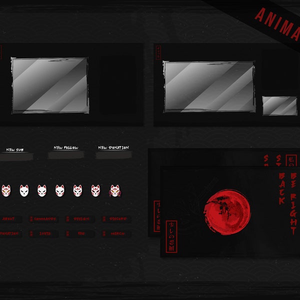 Twitch Animated Pack / Occult, Mystic, Esoteric, Witchy / Scenes ...