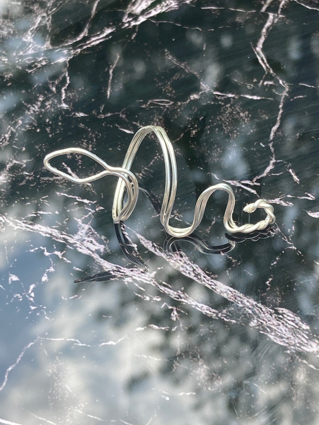 Wire Rattle Snake Wrap Ring - Etsy