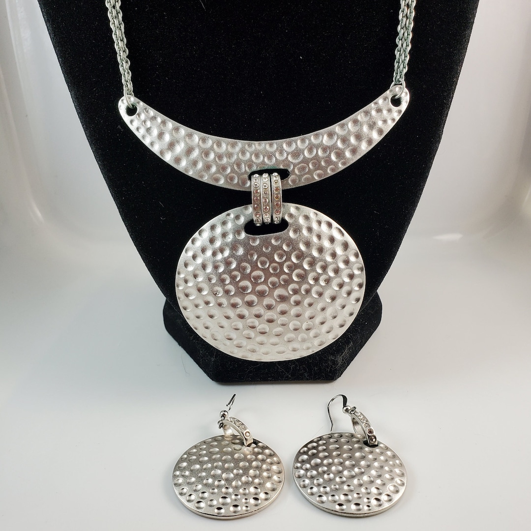 Vintage Butler Fifth Avenue Collection Demi Parure Hammered - Etsy