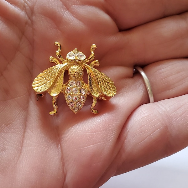 Vintage Bee Brooch - Etsy