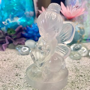 Fluorite Crystal Tinker Fairy Faerie Crystal Fairy Woodland - Etsy