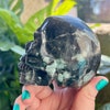 Emerald Hand Carved Skull - Etsy
