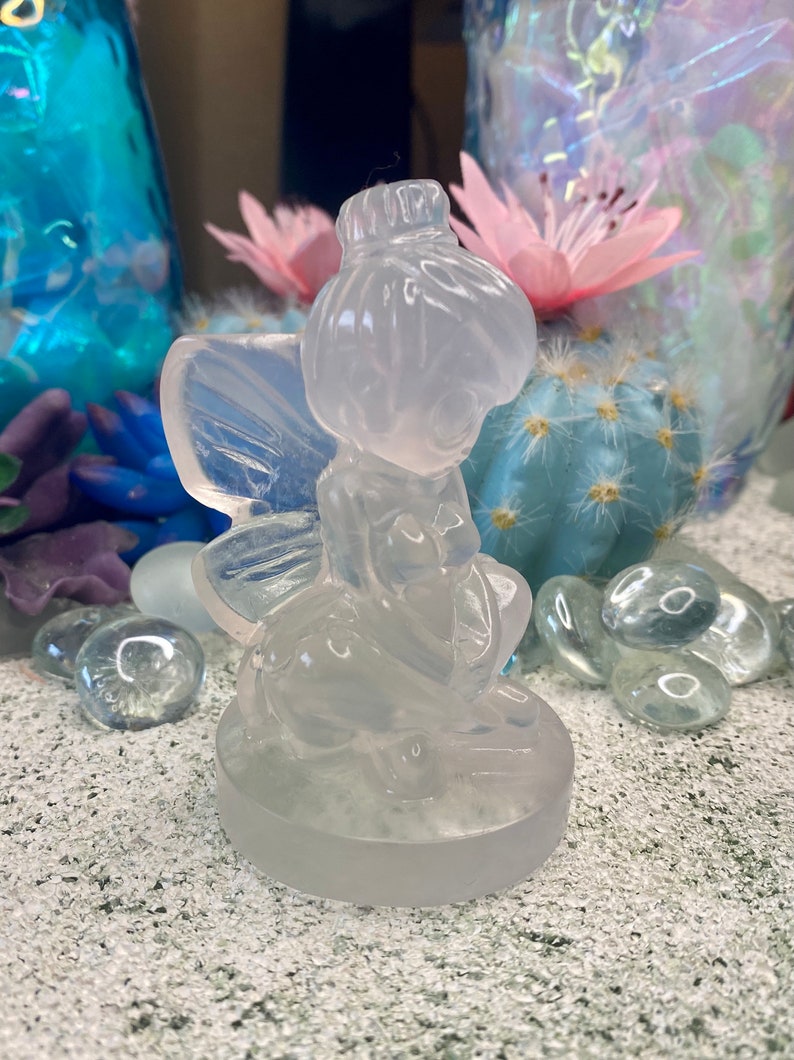 Fluorite Crystal Tinker Fairy Faerie Crystal Fairy Woodland | Etsy
