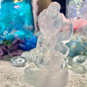 Fluorite Crystal Tinker Fairy Faerie Crystal Fairy Woodland - Etsy