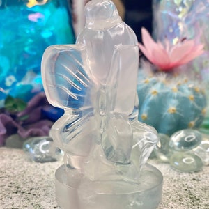Fluorite Crystal Tinker Fairy Faerie Crystal Fairy Woodland - Etsy