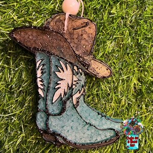 Cowboy Boot Freshie - Etsy