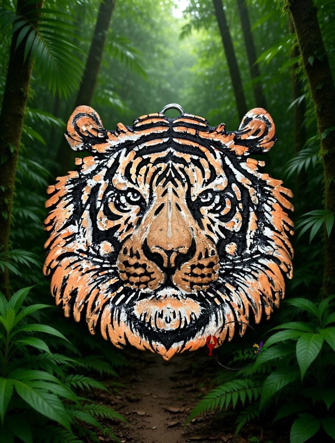 3D Tiger Face Freshie - Etsy