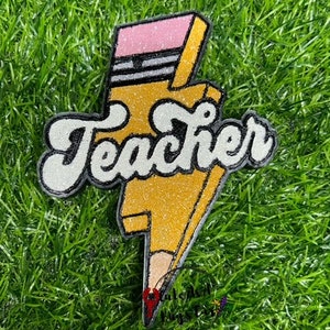 Teacher Lightning Bolt Freshie - Etsy