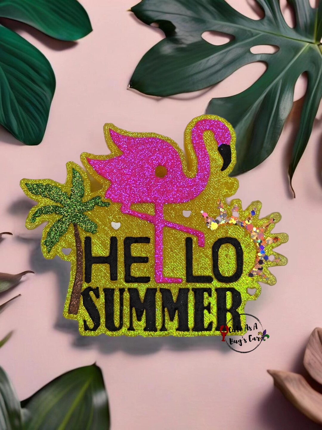 Hello Summer Flamingo Freshie - Etsy