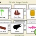 Pirate Yoga Cards, Yoga Cards for Kids, Movement Cards, Gross Motor ...