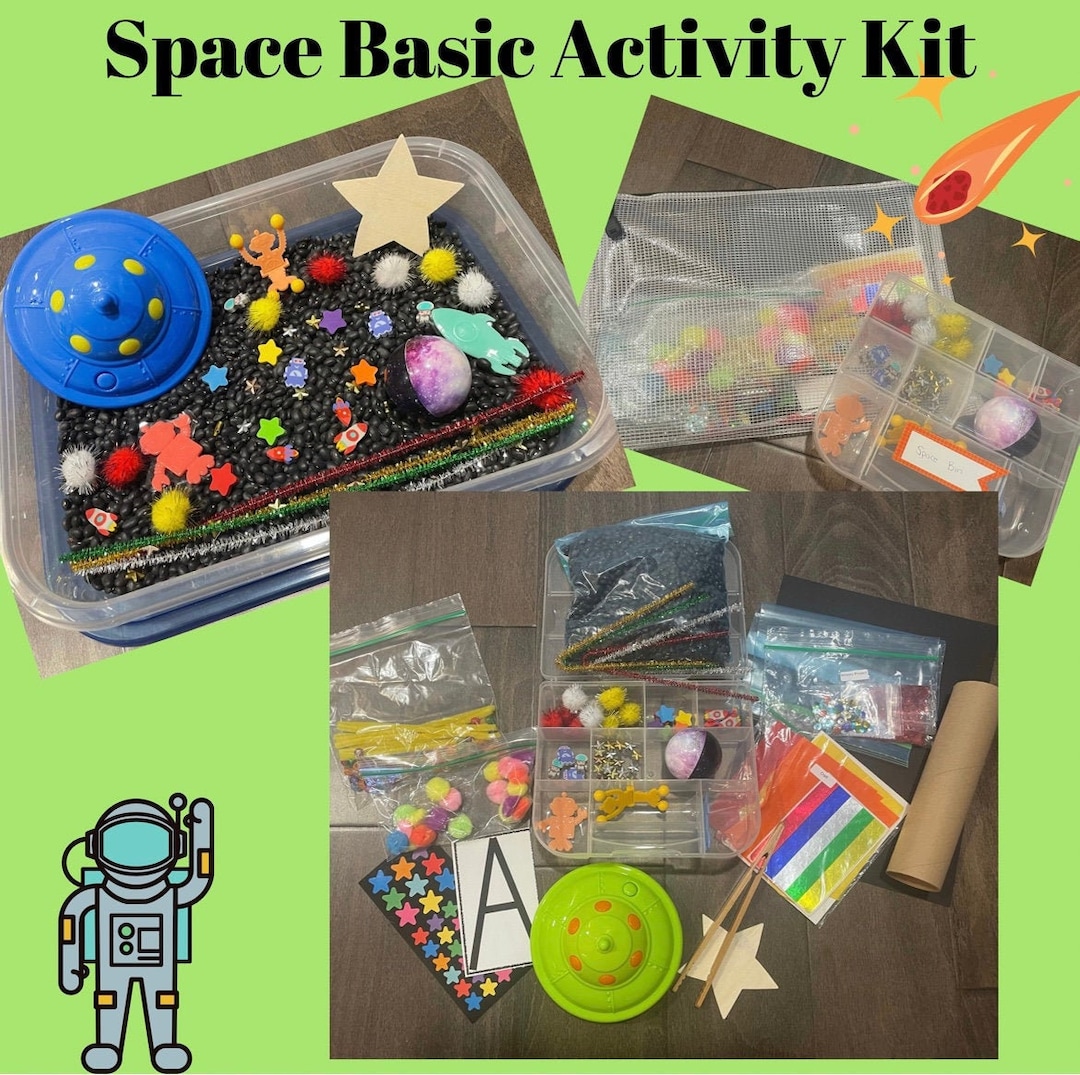 Space Activity Kit, Sensory Kit, Craft Kit, Home Learning, Preschool ...