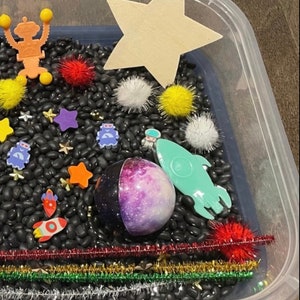 Space Sensory Bin, Sensory Play, Pretend Play, Sensory Toy, Play Kit ...