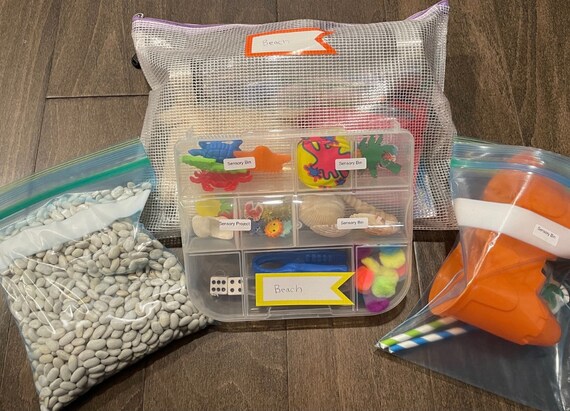 Sensory Play Learning Kit Activity Box-ALL printed/laminated,READY to ...