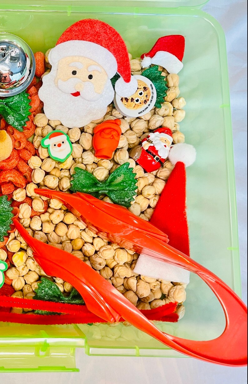 Christmas Sensory, Santa Activity, Santa Sensory Bin, Christmas ...