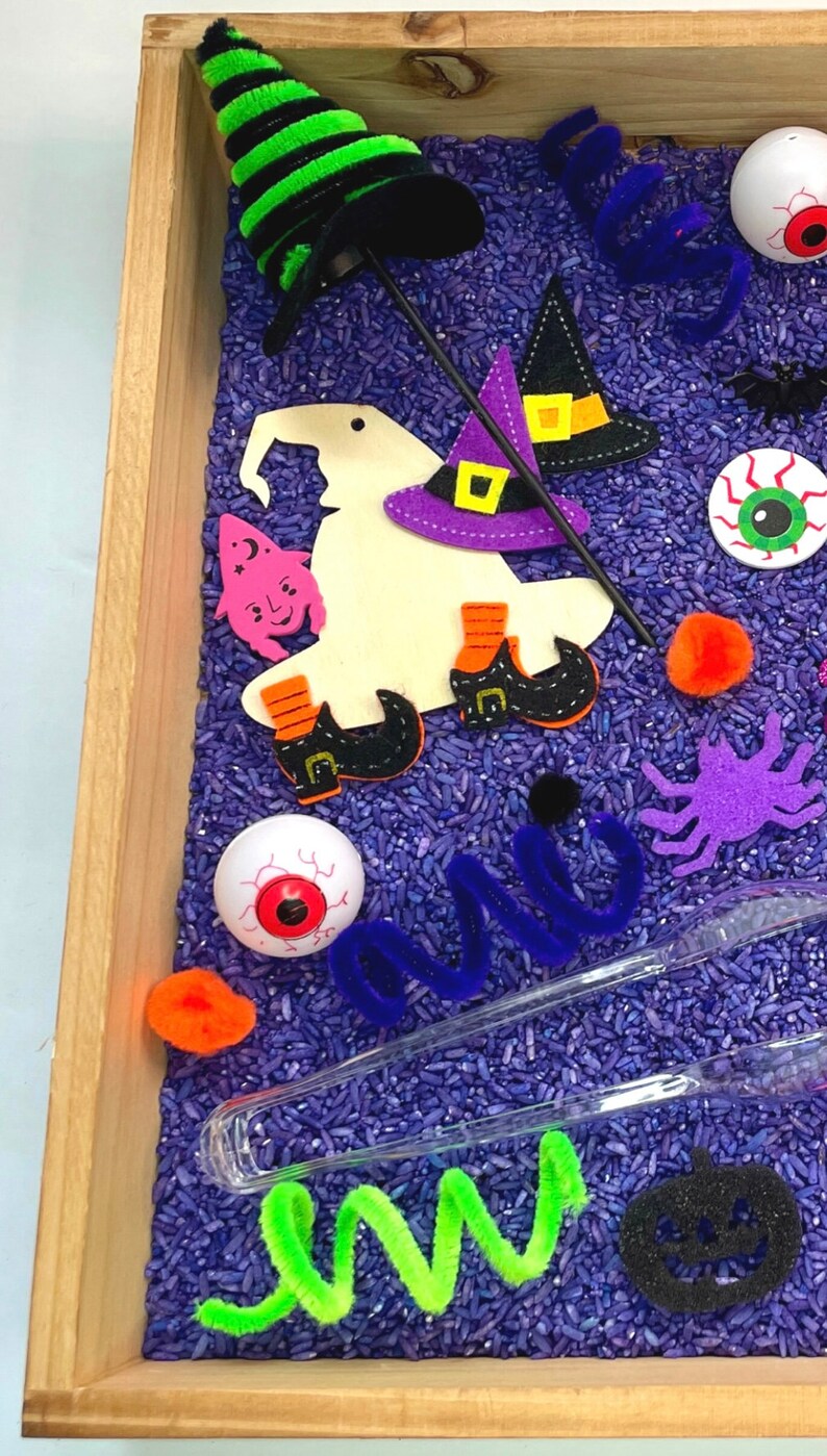 Witch's Cauldron Sensory Bin, Halloween Sensory Bin, Halloween Activity ...