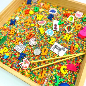 Alphabet Sensory Bin, Uppercase Letters Tracing, Sensory Kit, Letter ...