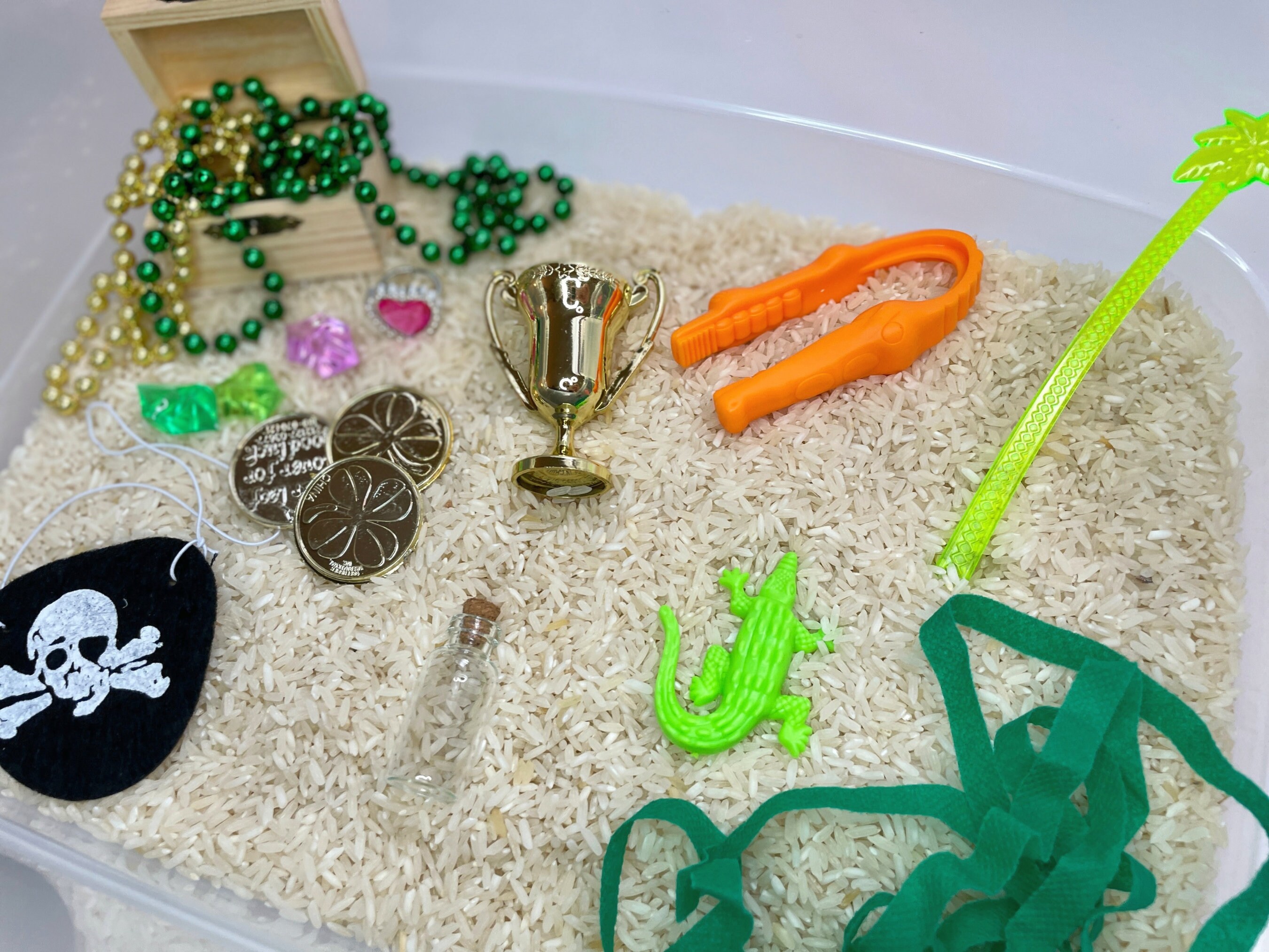 Pirate Sensory Bin, Pirate Activity, Sensory Toy, Pretend Play, Play ...