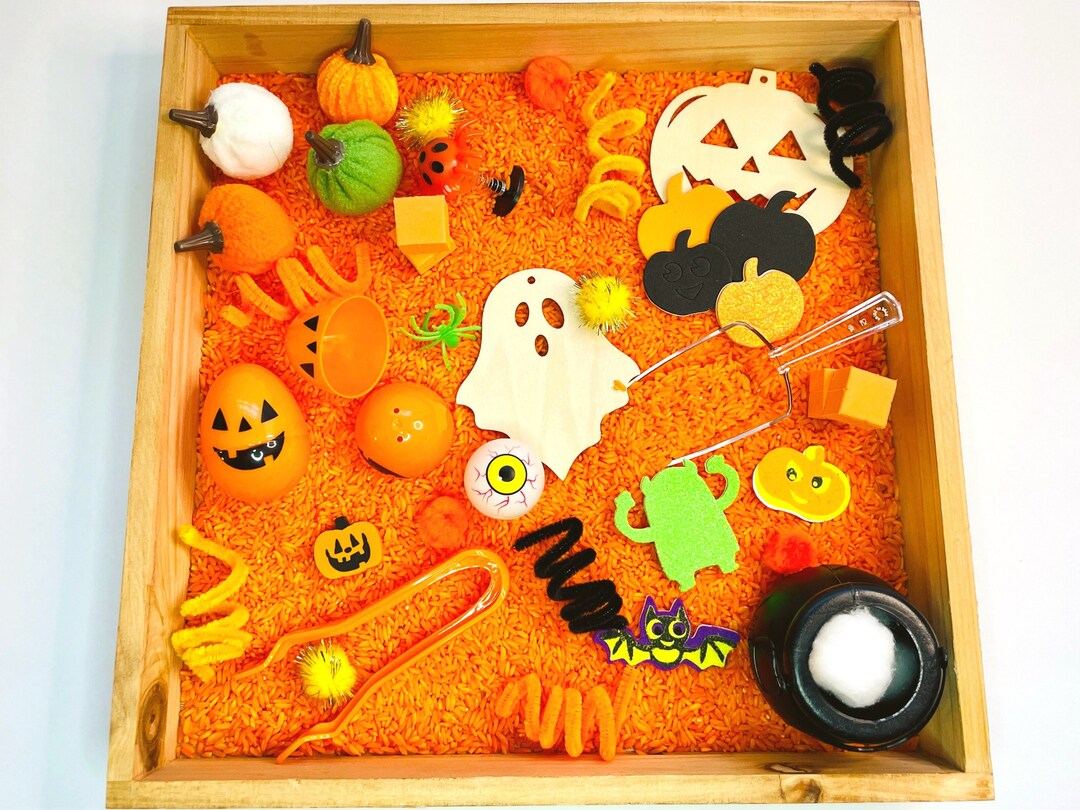 Halloween Toddler Sensory Bin, Halloween Activity, Sensory Kit, Sensory ...