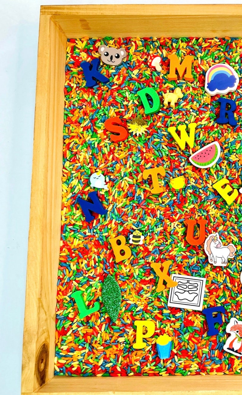 Alphabet Sensory Bin, Uppercase Letters Sensory Bin, Sensory Kit ...