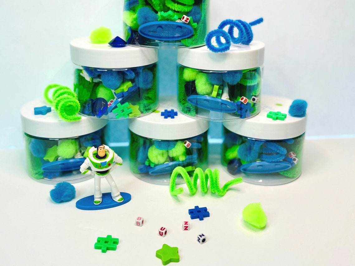 Buzz Lightyear Sensory Jar, Buzz Sensory Kit, Toy Story Party Favors ...