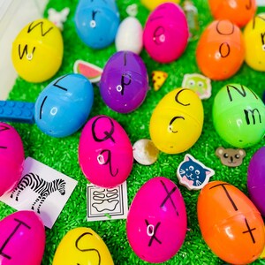 Uppercase Alphabet Sensory Bin, Letter Activity, Letter Matching ...