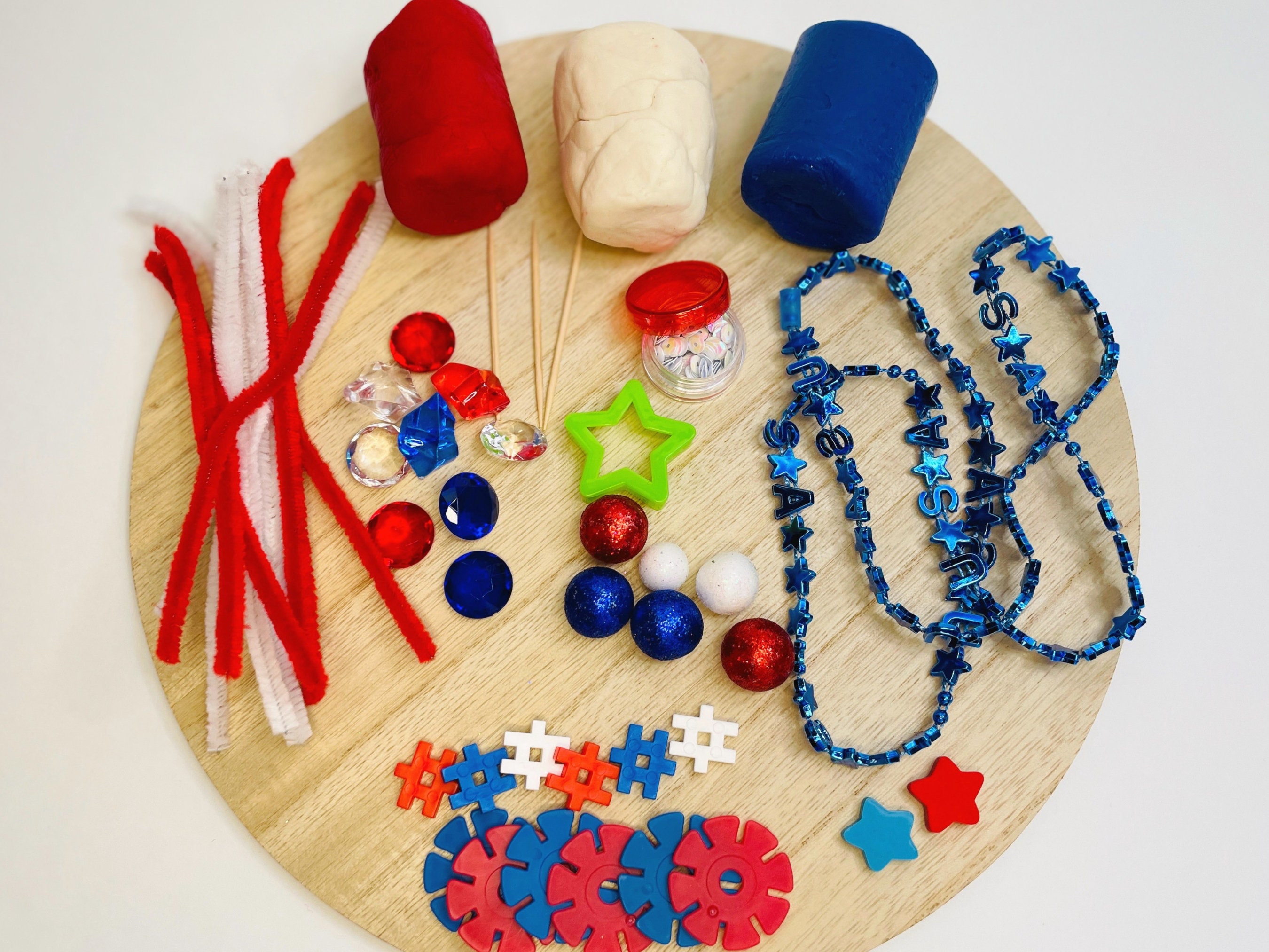 4th of July Sensory Kit, American Flag Sensory Kit, Sensory Box ...