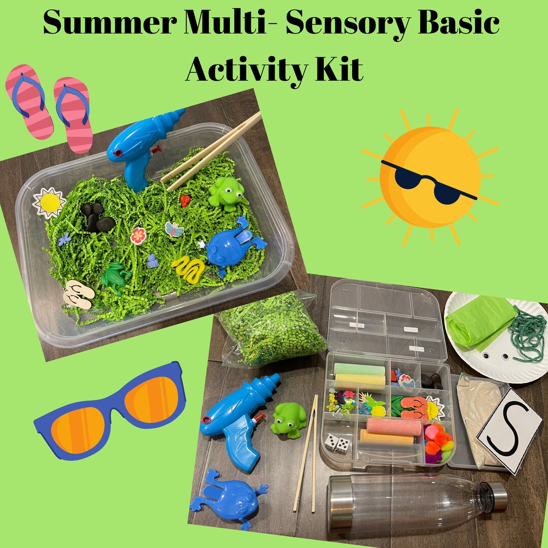 Summer Activity Kit, Summer Sensory Kit, Home Learning, Sensory Play ...