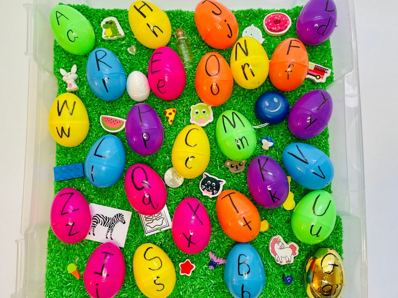Uppercase Alphabet Sensory Bin Letter Activity Letter - Etsy