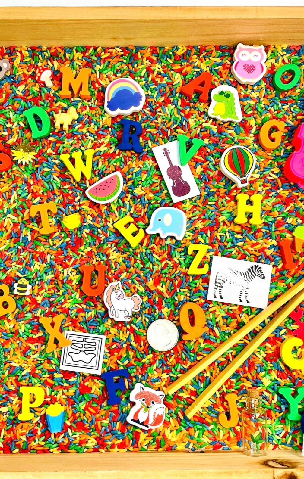 Alphabet Sensory Bin, Uppercase Letters Sensory Bin, Sensory Kit ...