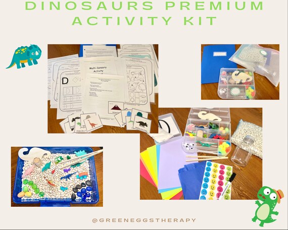 Dinosaurs Activity Activity Kit Sensory Kit Learning Kit | Etsy
