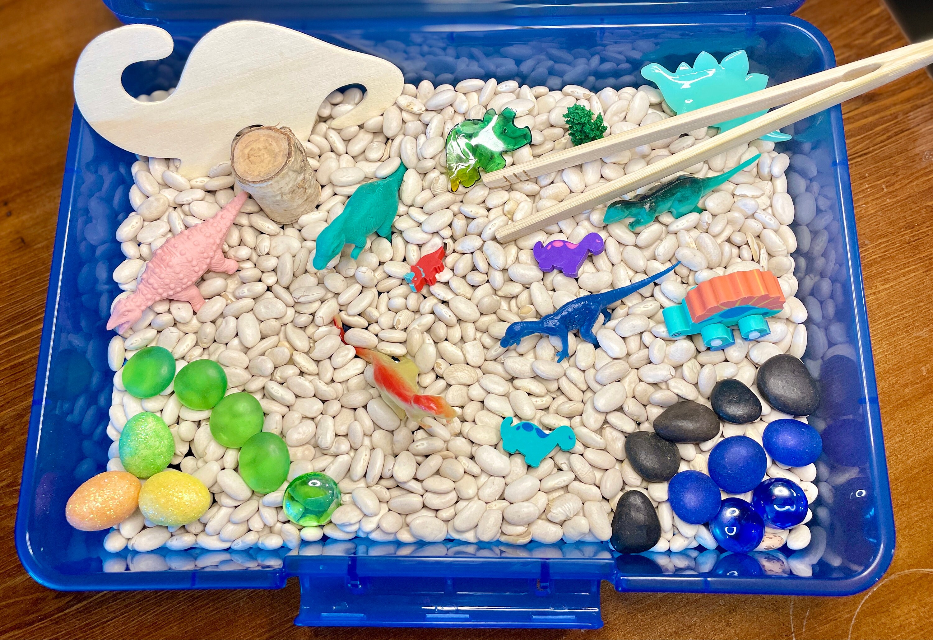 Dinosaur Sensory Bin, Activity Kit, Pretend Play, Sensory Toy, Sensory ...