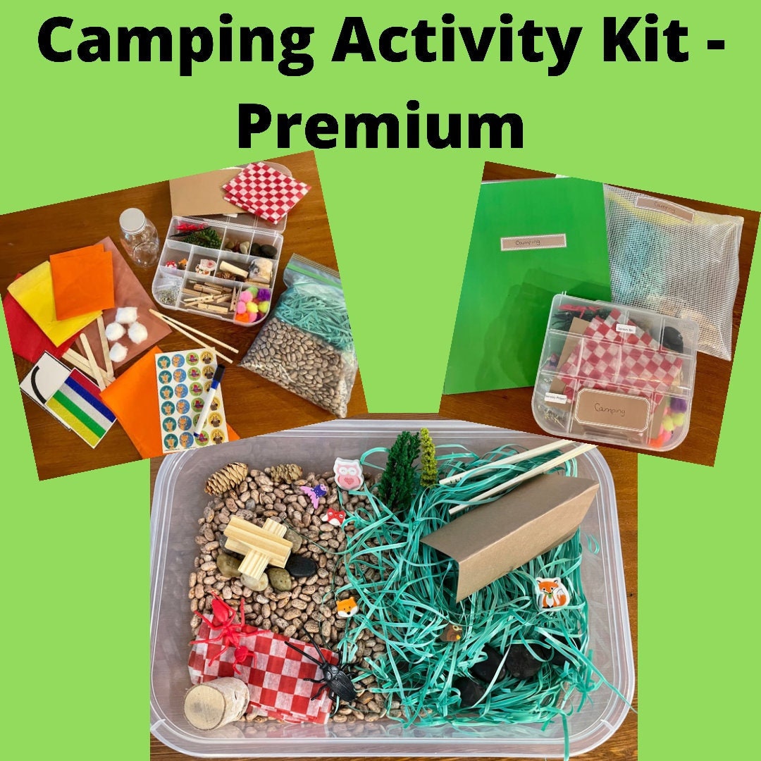 Camping Activity Kit, Sensory Kit, Learning Kit, Home Learning, Sensory ...