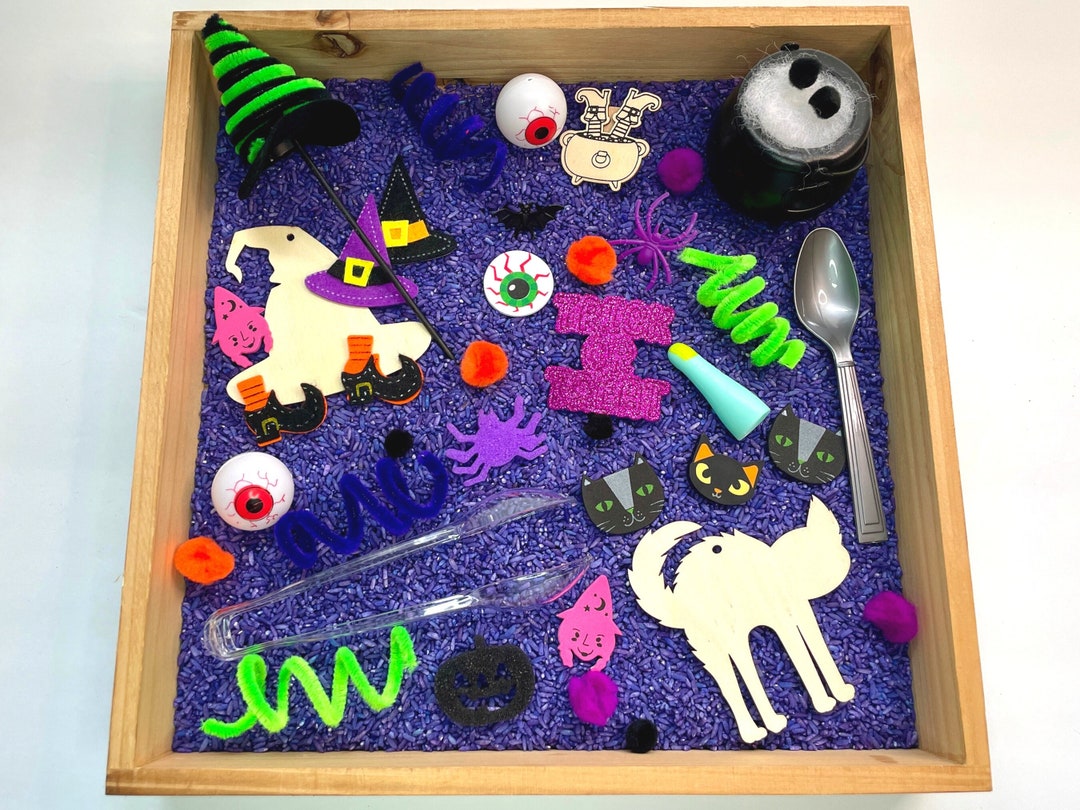 Witch's Cauldron Sensory Bin, Halloween Sensory Bin, Halloween Activity ...