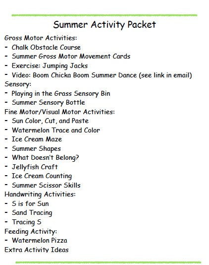 Summer Activity Kit, Summer Sensory Kit, Home Learning, Sensory Play ...