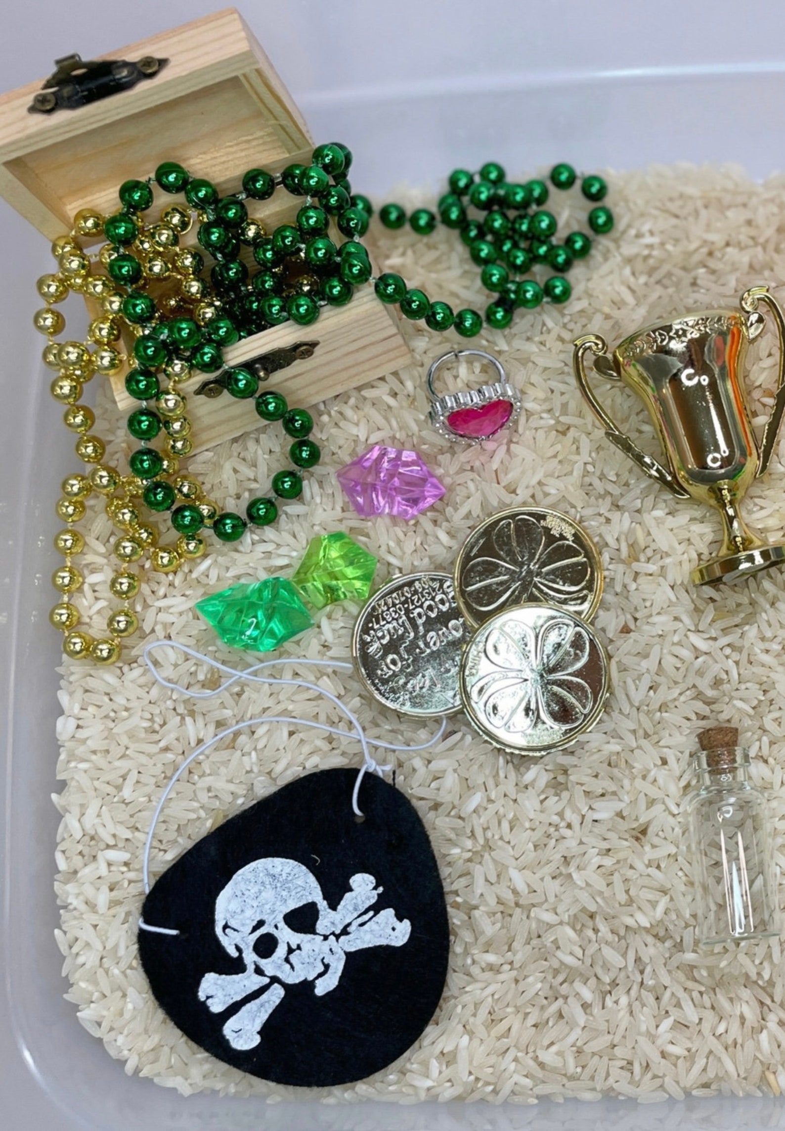 Pirate Sensory Bin Pirate Activity Sensory Toy Pretend - Etsy