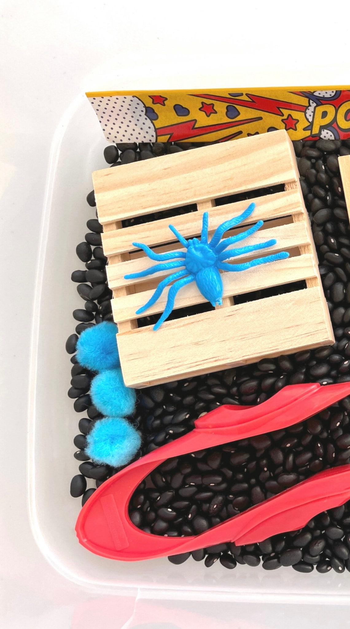 Spiderman Sensory Bin Spiderman Activity Kit Pretend Play - Etsy
