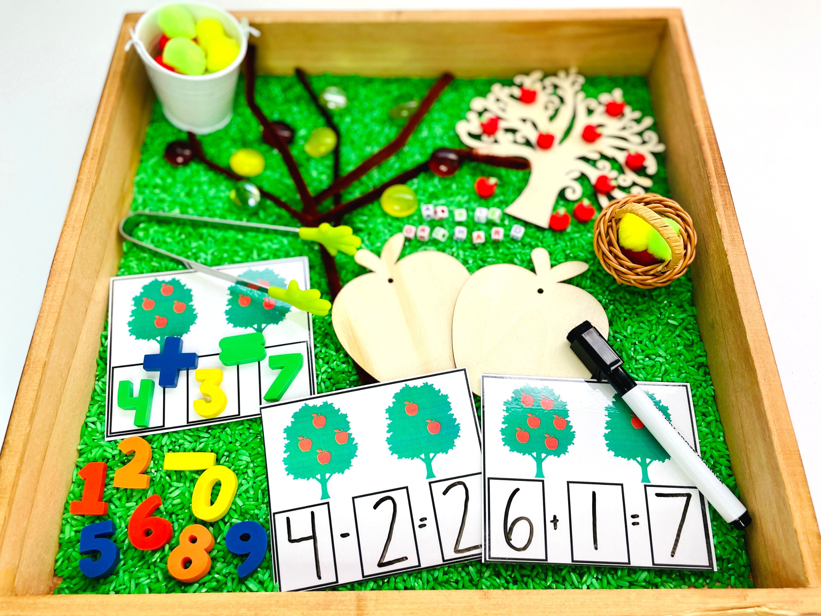 Apple Picking Sensory Bin Apple Orchard Activity Sensory - Etsy