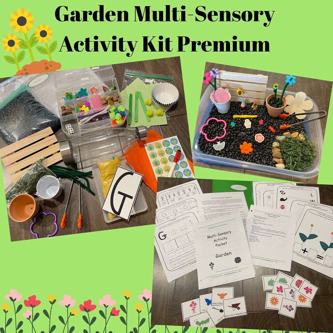 Garden Activity, Activity Kit, Sensory Kit, Craft Kit, Learning Kit-all ...