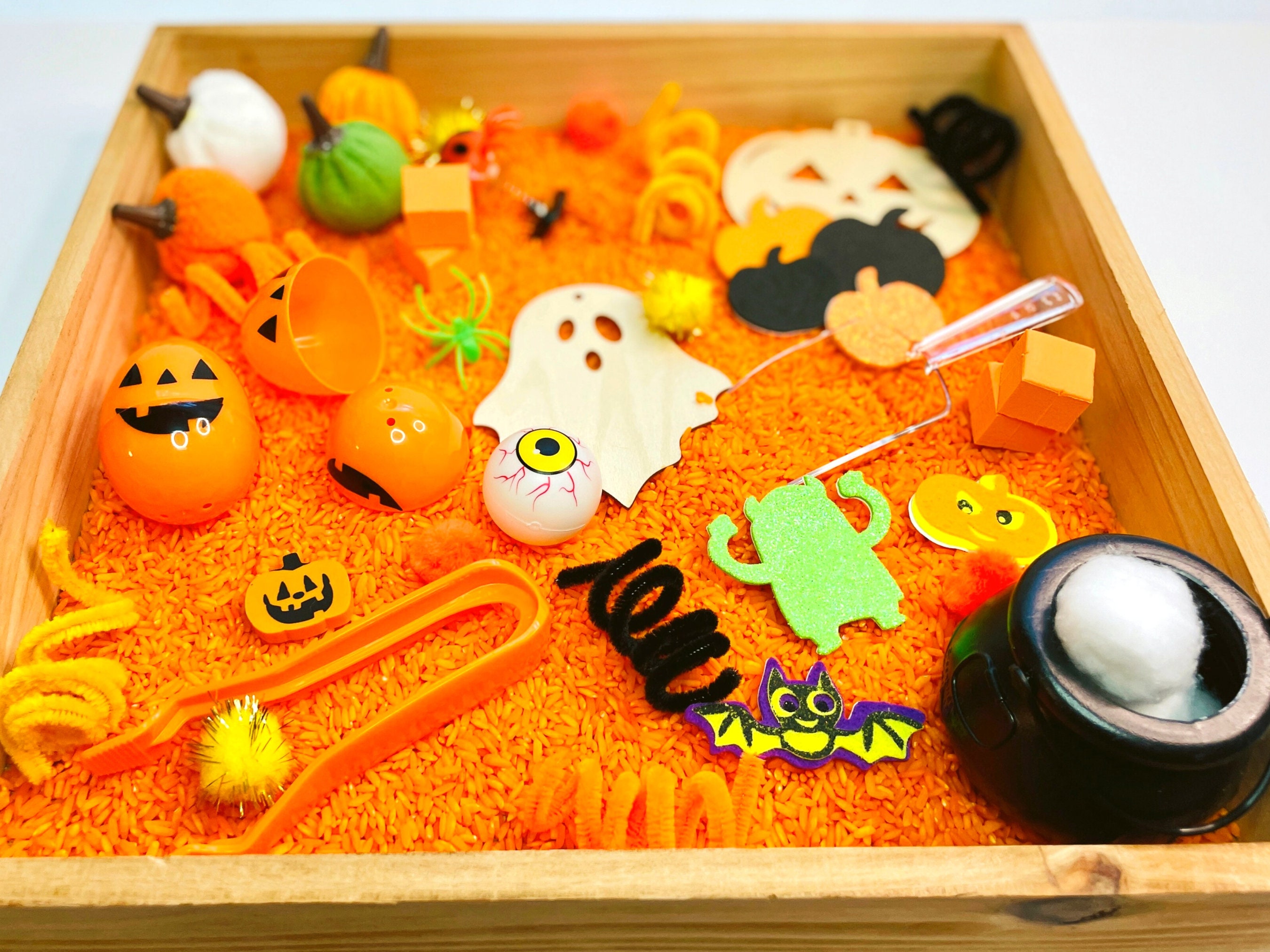 Halloween Toddler Sensory Bin, Halloween Activity, Sensory Kit, Sensory ...