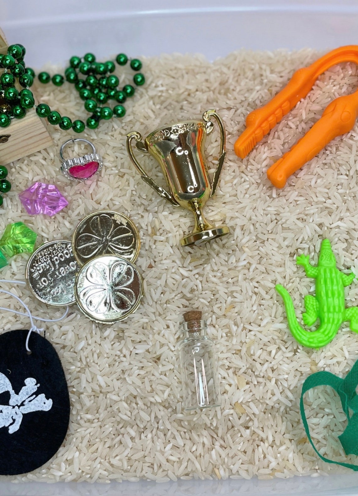 Pirate Sensory Bin Pirate Activity Sensory Toy Pretend - Etsy