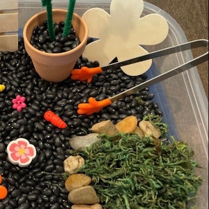 Garden Sensory Bin, Garden Activity, Pretend Play, Sensory Toy ...